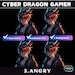 Premade Pngtuber Model Dragon Boy Vtuber Model Male PNG Vtuber Avatar ...