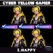 Pngtuber Premade Model Cyber Yellow Gamer Boy | Twitch | Youtube ...