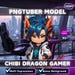 Premade Pngtuber Model Chibi Dragon Boy Vtuber Model Cute Male PNG ...