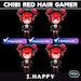 Premade Pngtuber Model Chibi Red Hair Girl Vtuber Model Cute Female PNG ...