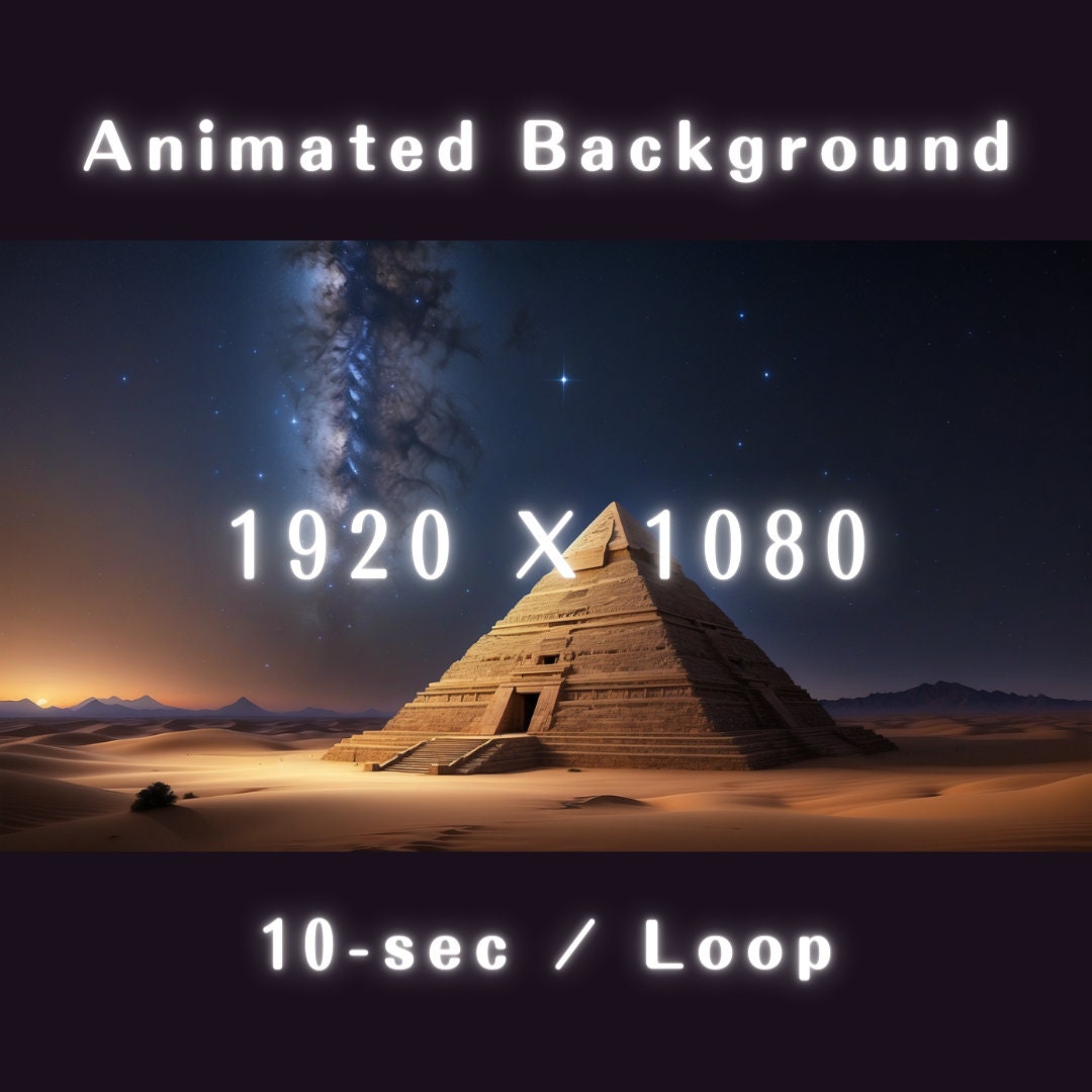 Pngtuber Premade Model Anubis With Animated Background Twitch Youtube ...