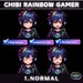 Premade Pngtuber Model Chibi Rainbow Boy Vtuber Model Cute Male PNG ...