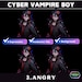 Premade Pngtuber Model Vampire Boy Vtuber Model Male PNG Vtuber Avatar ...