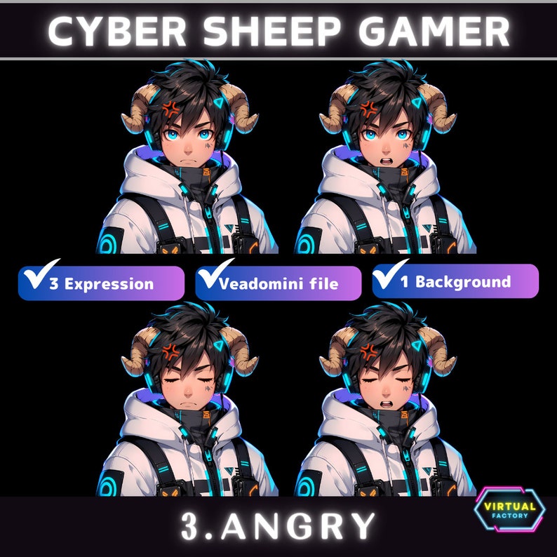 Premade Pngtuber Model Rat Boy Vtuber Model Male PNG Vtuber Avatar ...