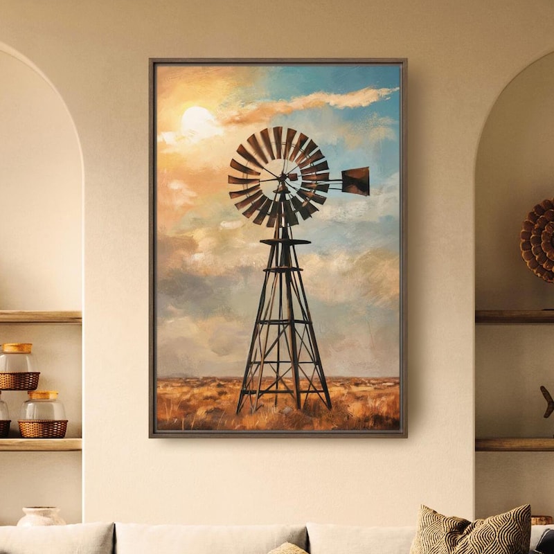 Rustic Windmill - Etsy