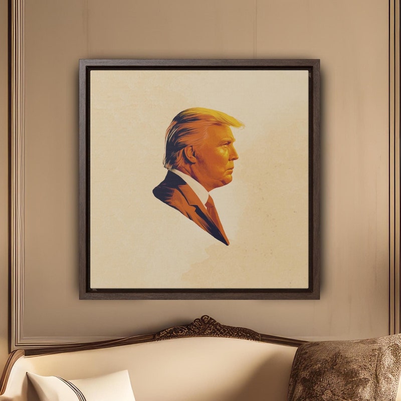 Trump Canvas Wall Art - Etsy