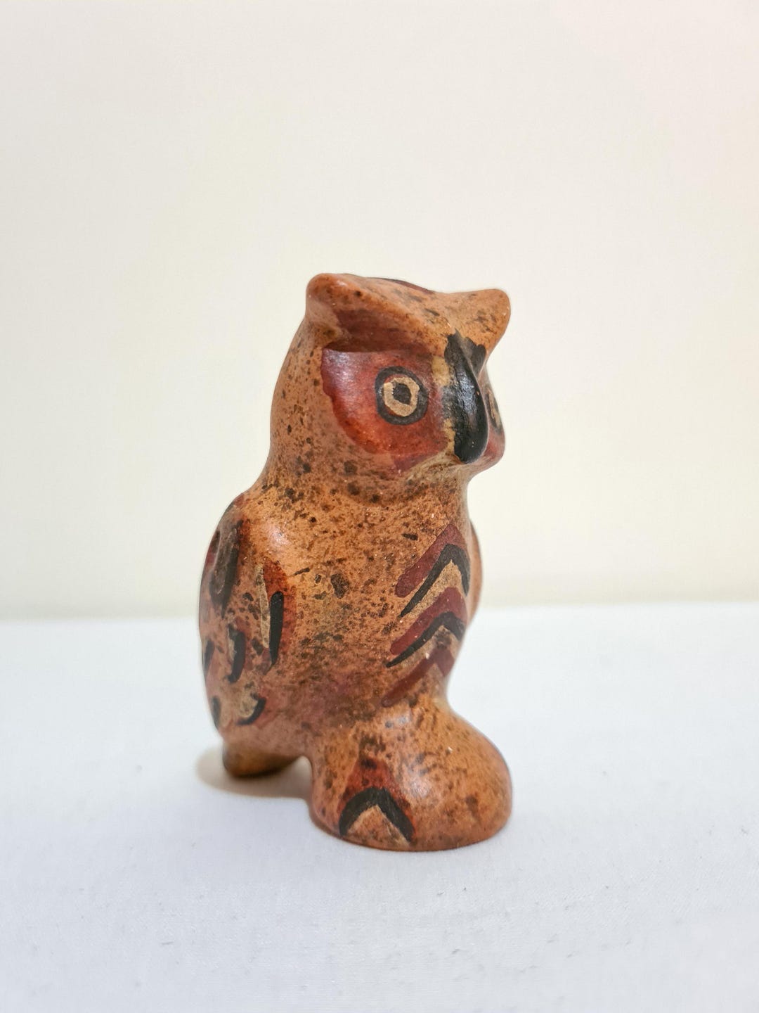 Whistle Flute Andean (peruvian Owl) / Hand Painted - Etsy
