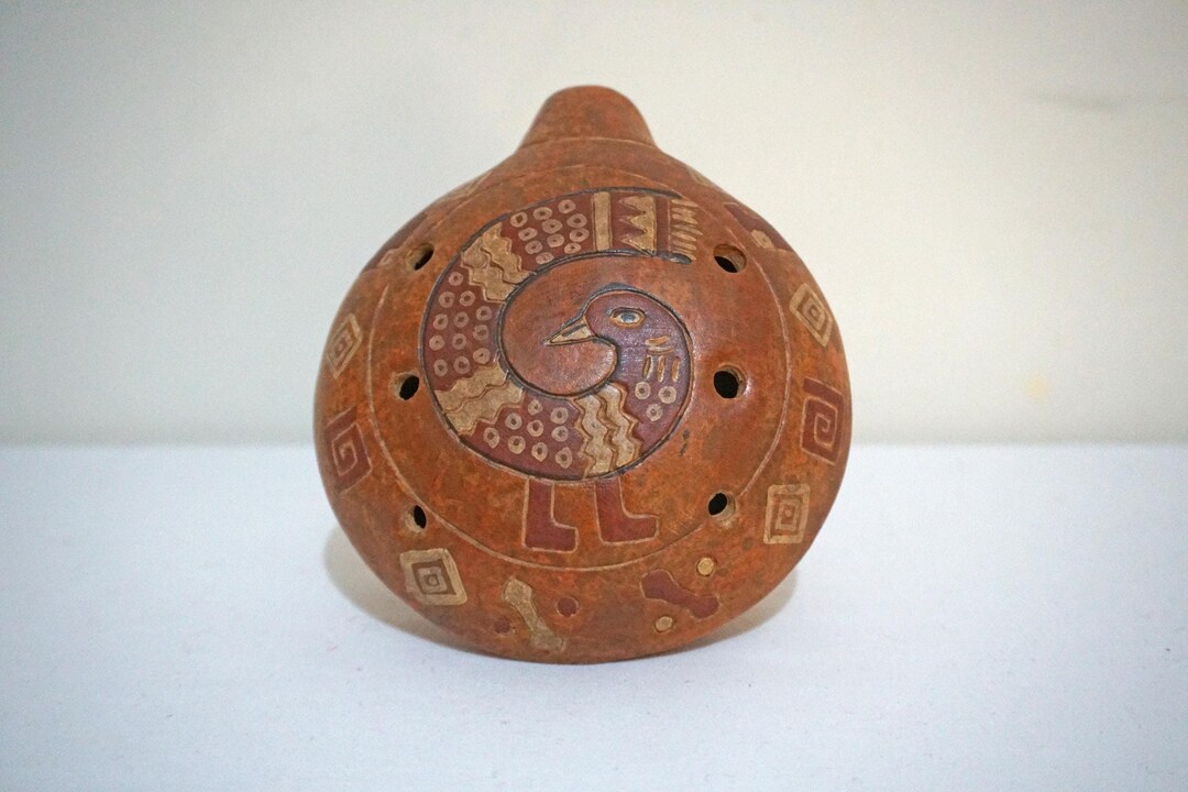 Peruvian Bird Ocarina / Clay Whistle Flute Ocarina / Inca Silbato - Etsy