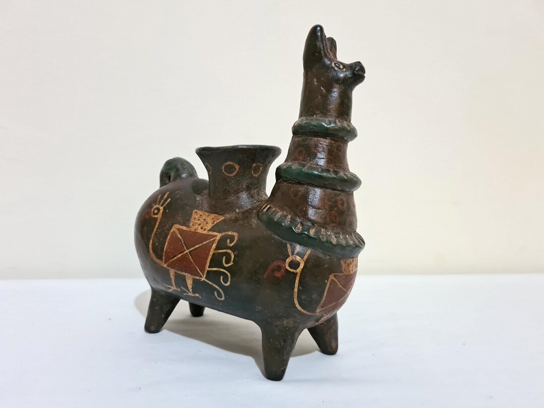 Reprodruction of Old Peruvian Inca Lama / Alpaca Ceramic (conopa) - Etsy