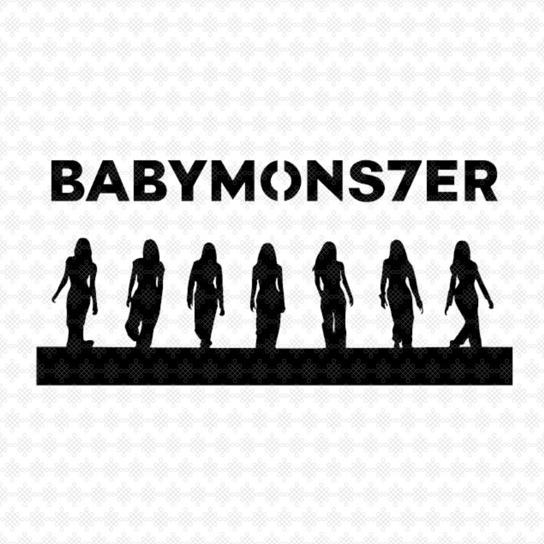 Babymonster Vector .svg Kpop Sticker Instant Download for Cricut ...
