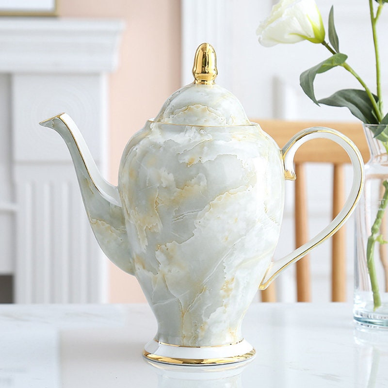 Light Luxury Ceramic Coffee Set Ceramic Coffee Cup and Saucer Creative ...