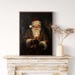 Moody Vintage Santa Wall Art Print | Rustic Oil Painting Style | Dark ...