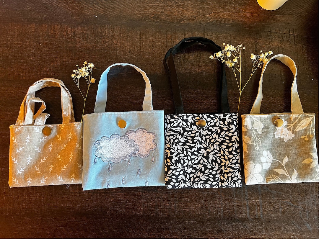 Key Holder Mini Totes - Etsy