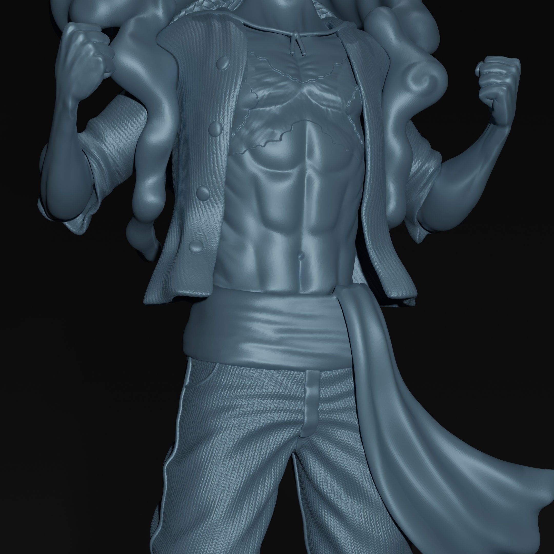 ONE PIECE - Luffy Gear 5 STL for 3D Print - Etsy Australia