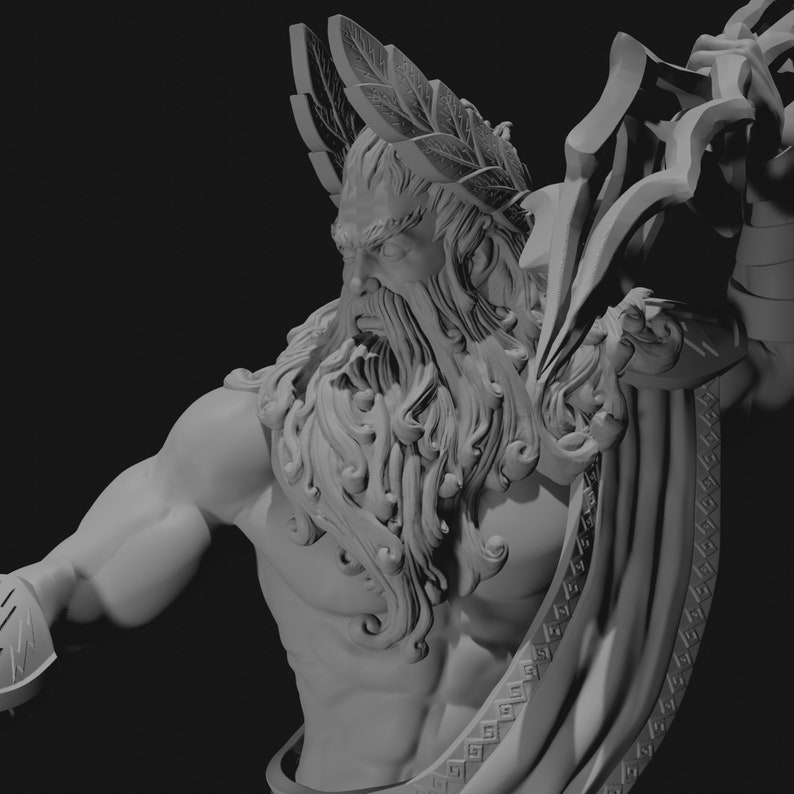 ZEUS STL for 3D Print - Etsy
