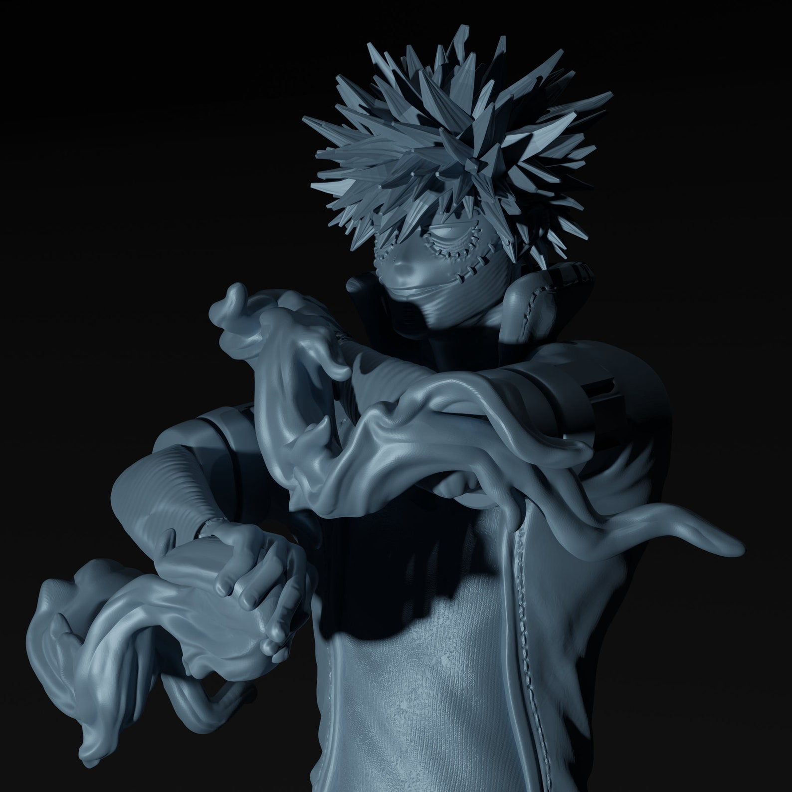 MY Hero Academia - Dabi STL for 3D Print - Etsy