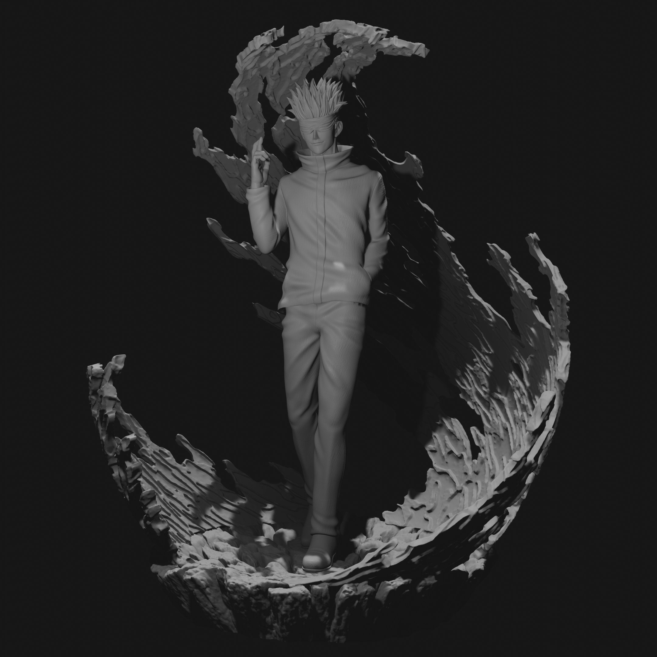 JUIJUTSU KAISEN - Satoru Gojo STL for 3D Print - Etsy