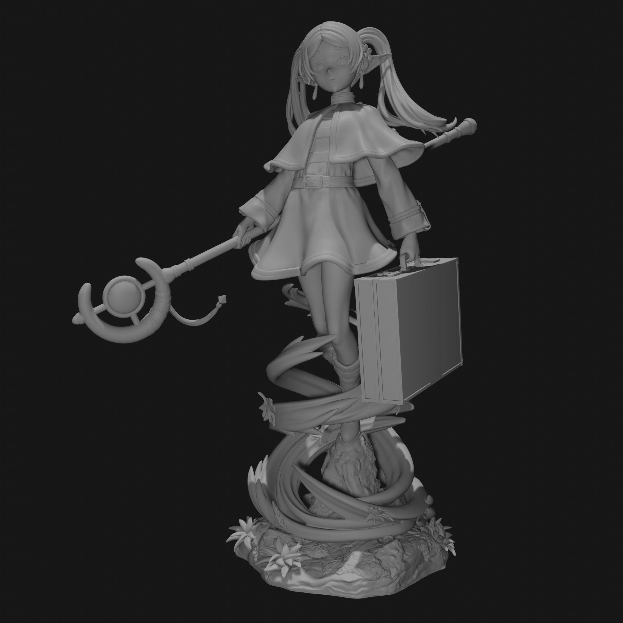Sousou No Frieren - FRIEREN STL for 3D Print - Etsy