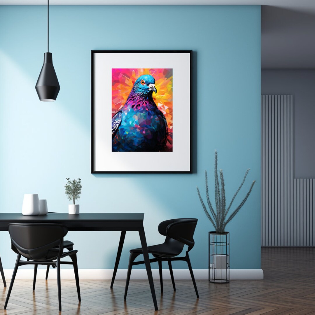 HD Pigeon Poster to Elevate Your Walls - Etsy