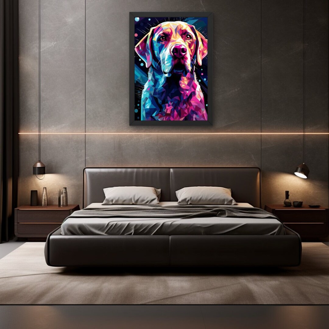 Labrador in Mosaic Style Digital Poster Ready for Printing - Etsy
