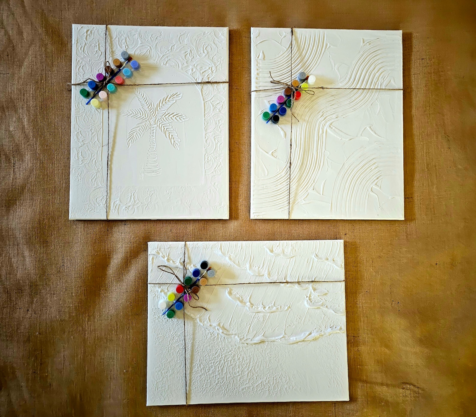 DIY Medium Painting Textured Art Kit - Etsy