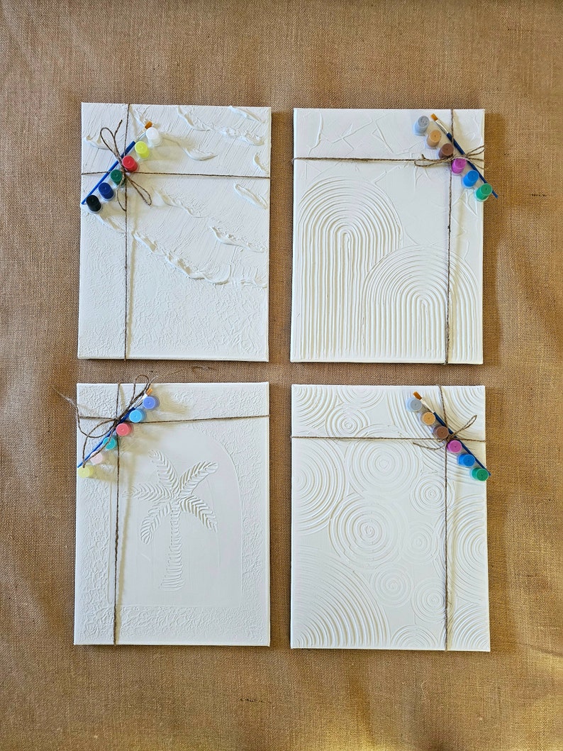 DIY Medium Painting Textured Art Kit - Etsy