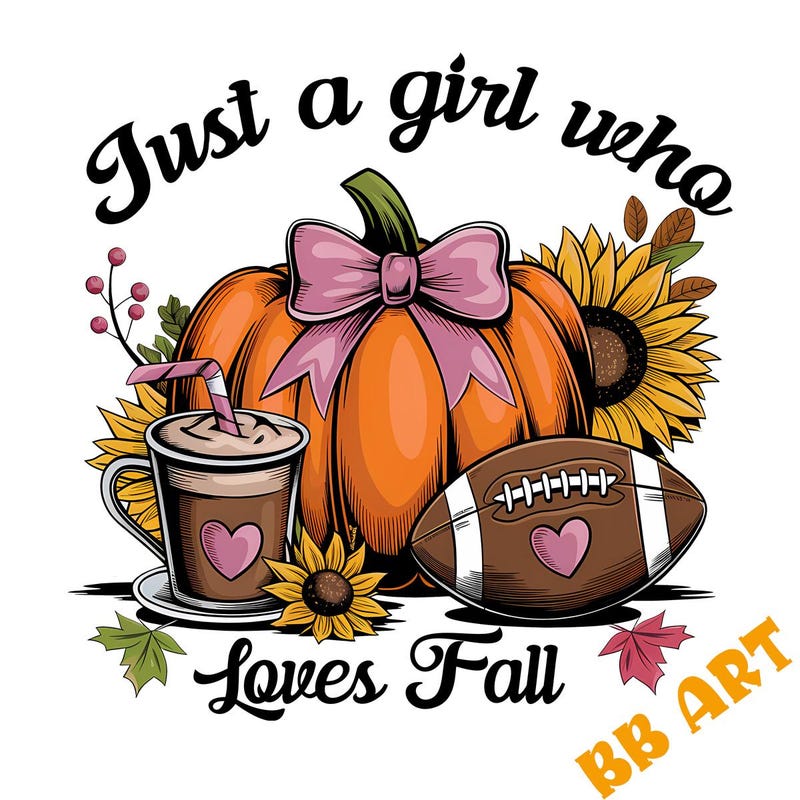 Girl Fall Svg - Etsy