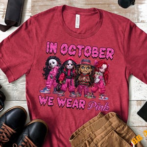 Chibi Horror Characters Png, Thug Life Lady Halloween Png, Horror Movie ...