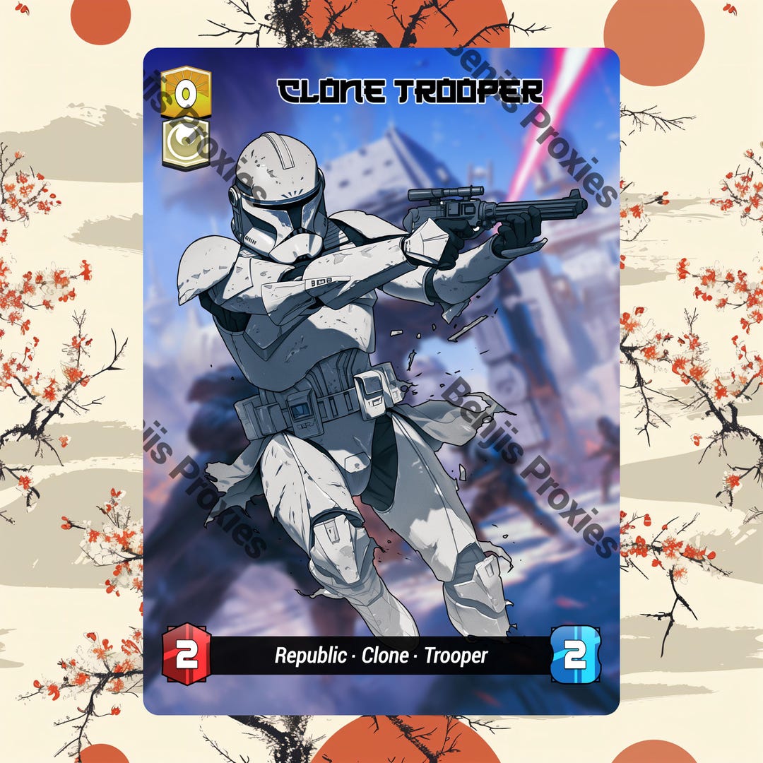 Clone Trooper Token - Alternate Token - Star Wars Unlimited - Etsy