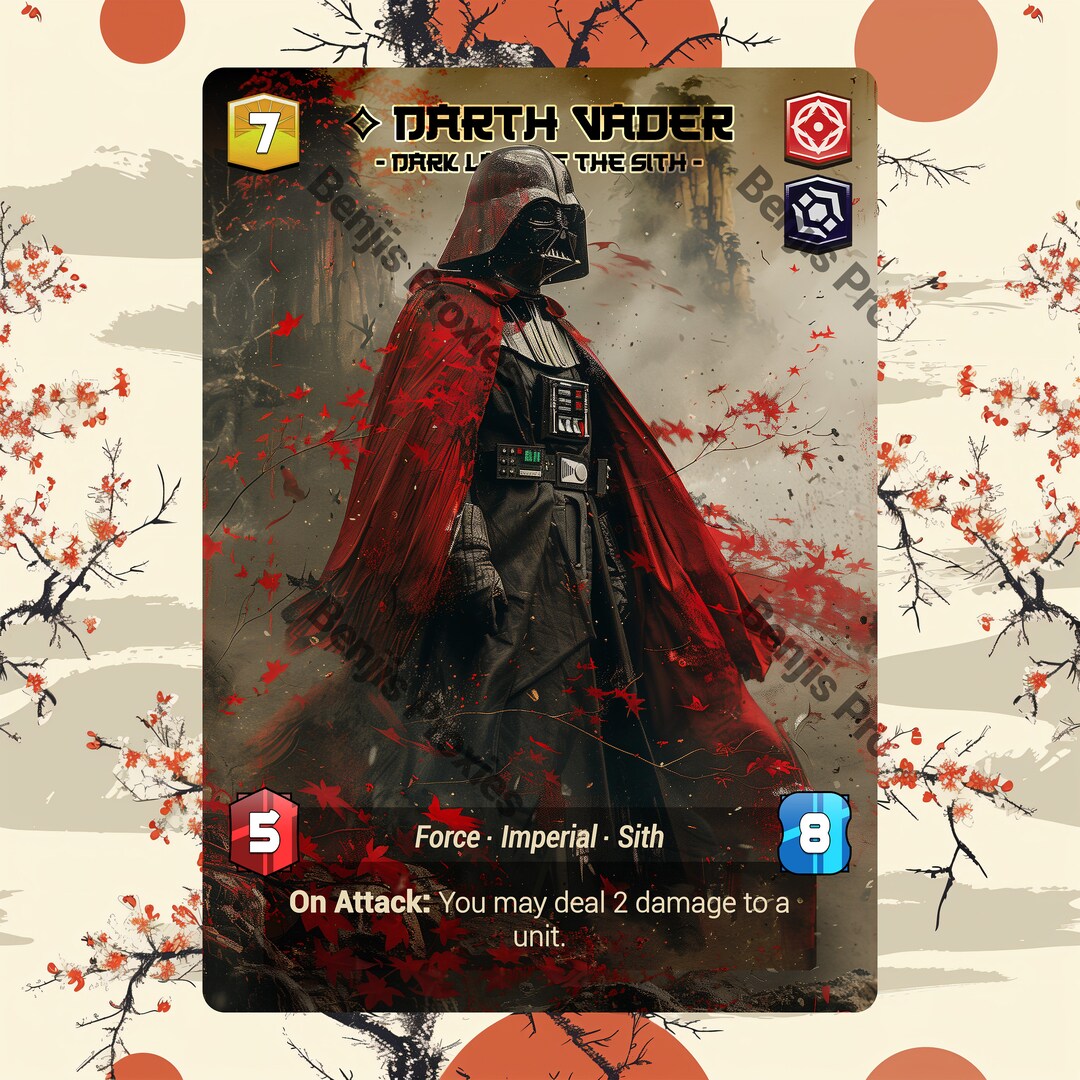 Darth Vader - Dark Lord of the Sith (foil - With Text) - Alternate ...