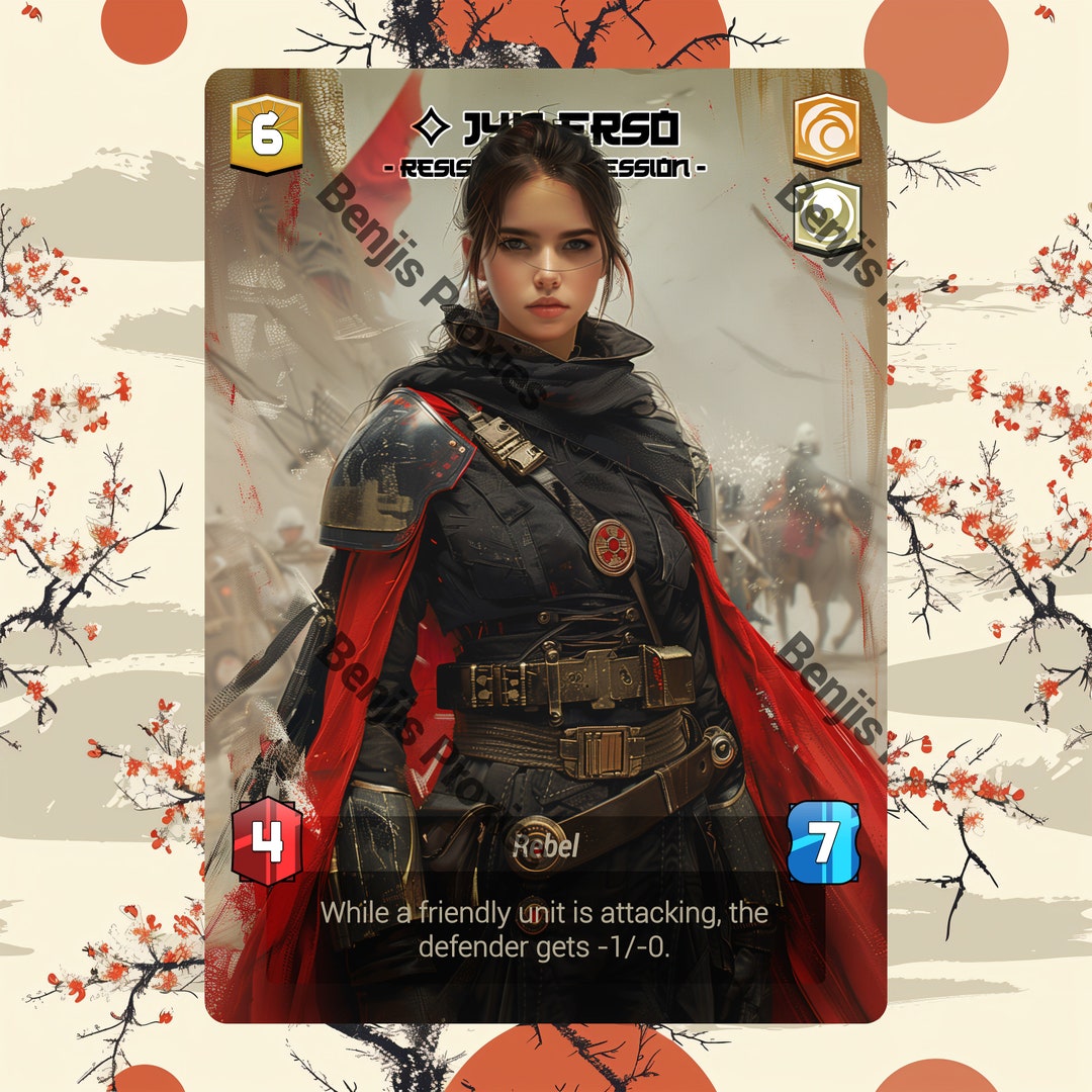 Jyn Erso - Resisting Oppression (foil - With Text) - Alternate Leader ...