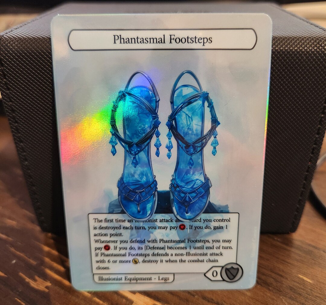Phantasmal Footsteps Alternate Token Flesh and Blood - Etsy