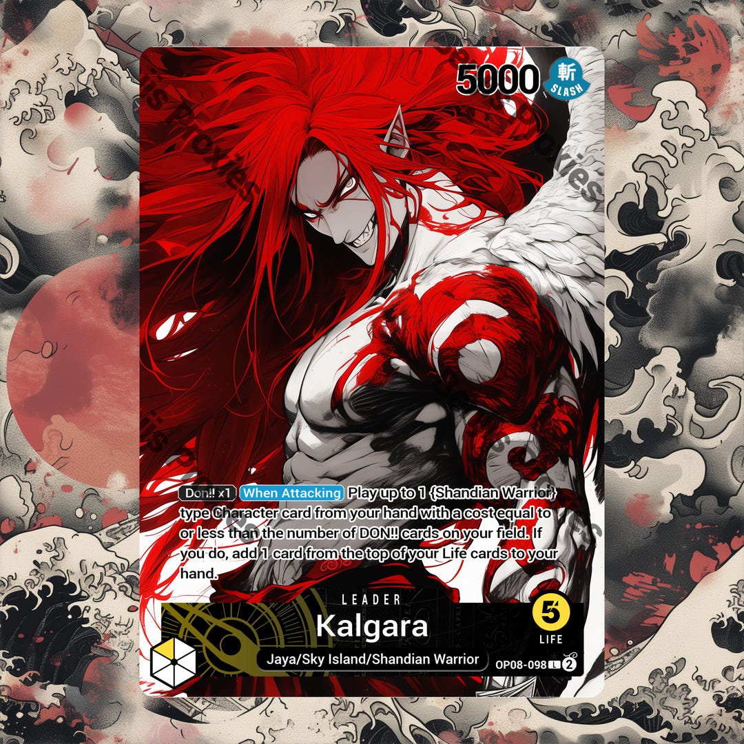 Kalgara - Alternate Leader Token - One Piece CG - Etsy