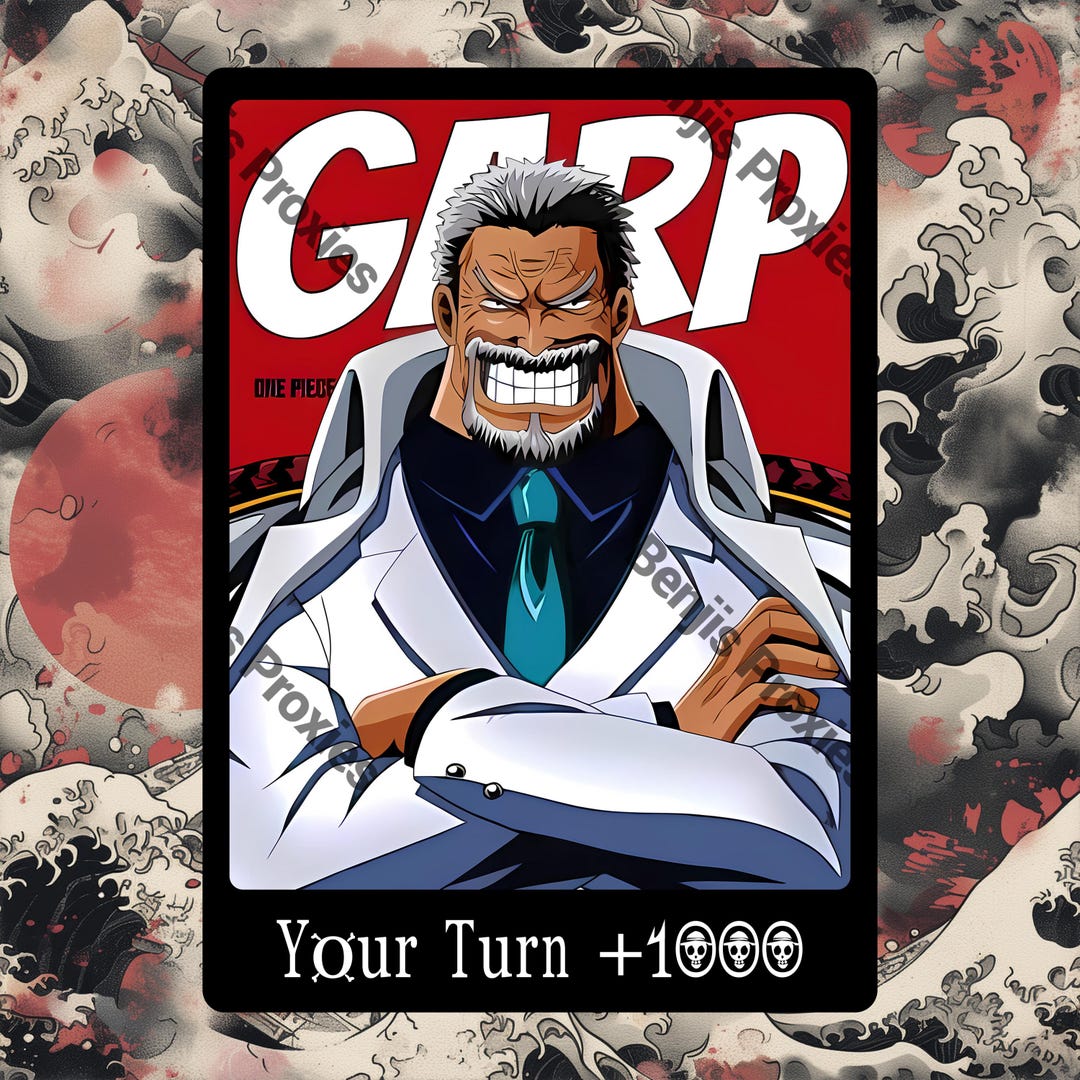 Garp Don Custom Gift Card One Piece CG - Etsy