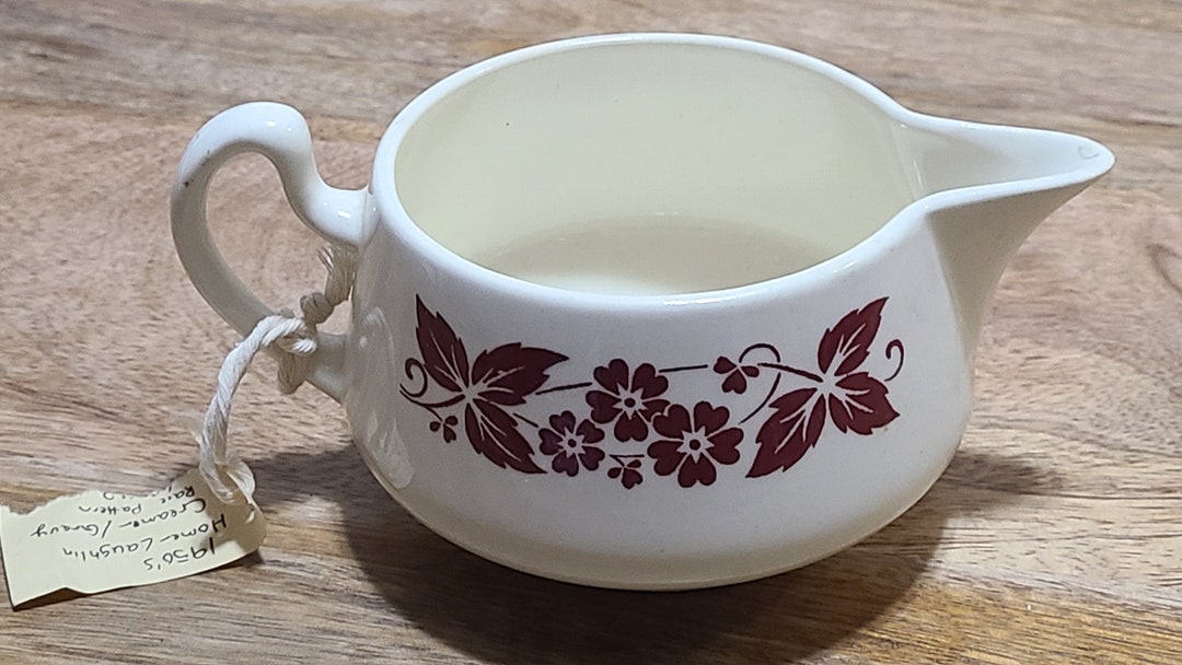 Vintage Homer Laughlin Rare Pattern Creamer Gravy Dish 1950s C50N6 No ...