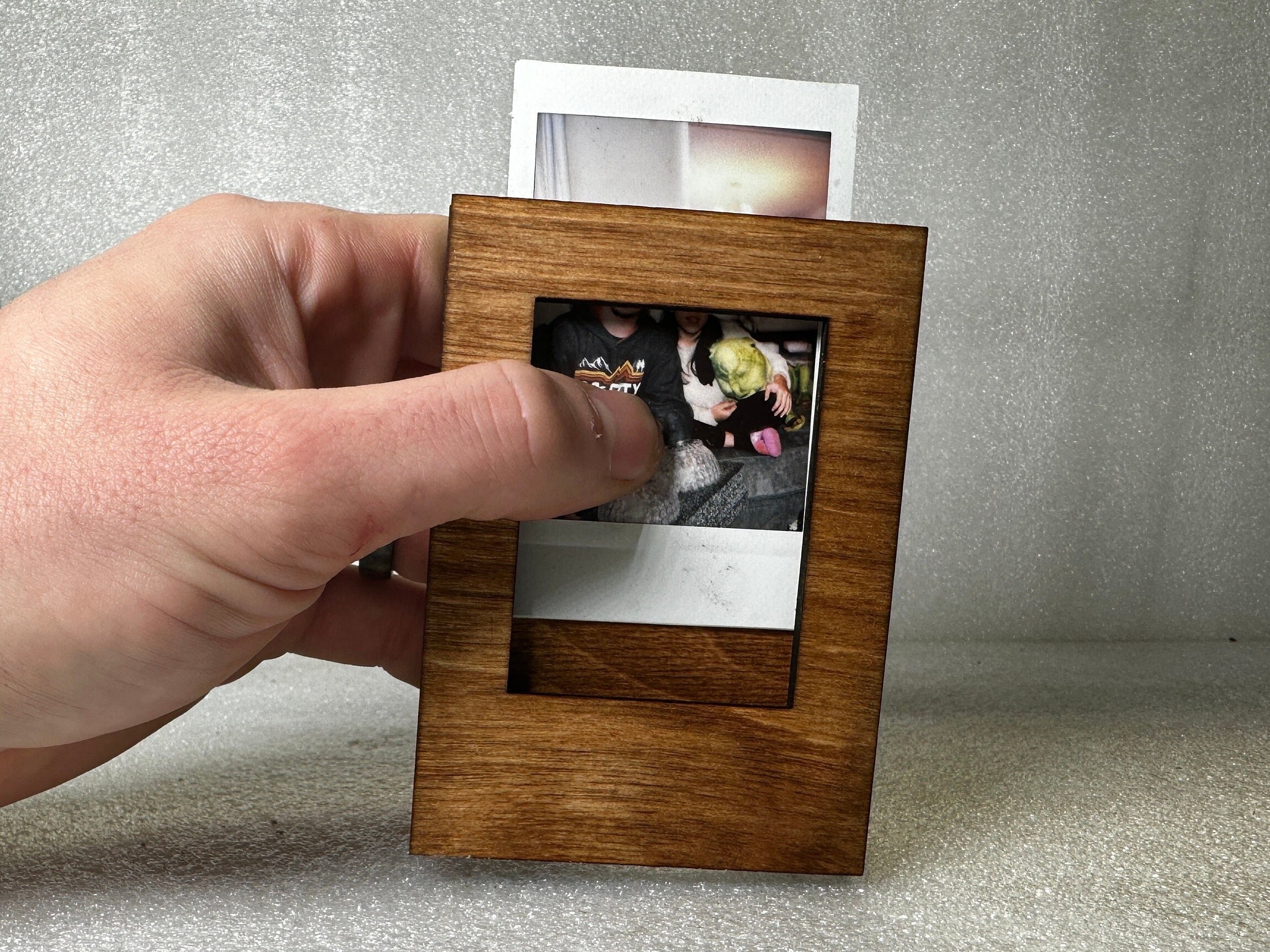 Fujifilm Instax Mini Picture Frame Wood Polaroid Holder Retro Photo ...