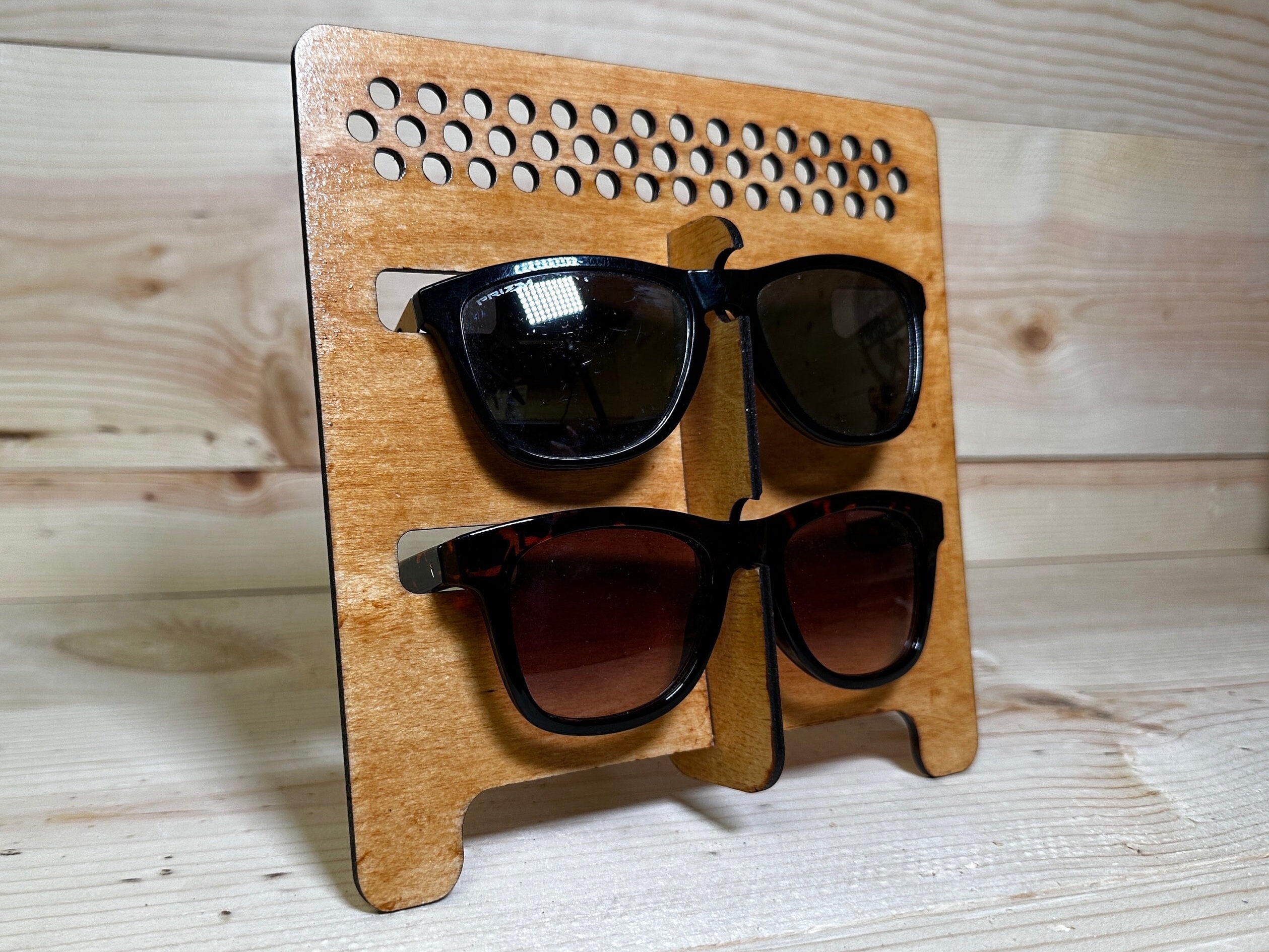 Wooden Glasses Display Stand | Sunglass / Eyeglass Rack - Etsy