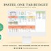 Pastel Budget Spreadsheet Google Sheets Planner, Weekly Biweekly ...