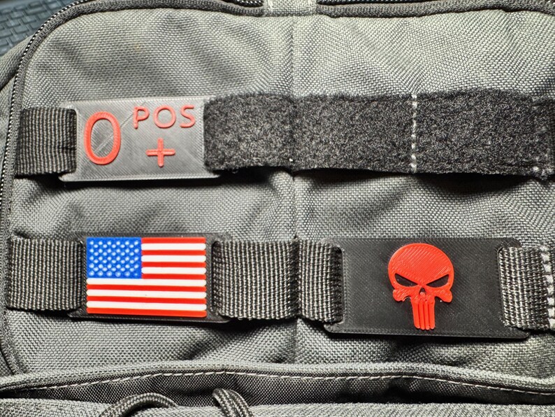 3D Printed MOLLE Tag – Tactical ID for Airsoft & Milsim - Etsy