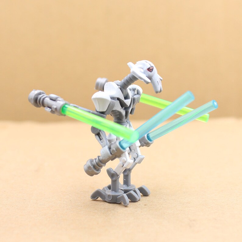 Fan-made Custom Figure General Grievous 1 Pretending Building Brick Toy ...