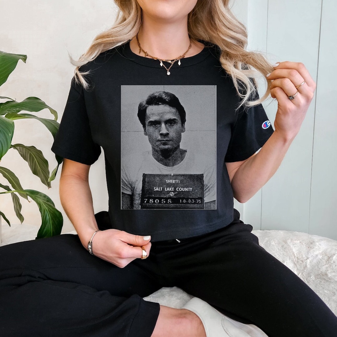True Crime Crop Top, Ted Bundy, Alternative Clothing, Gothic Tshirt ...