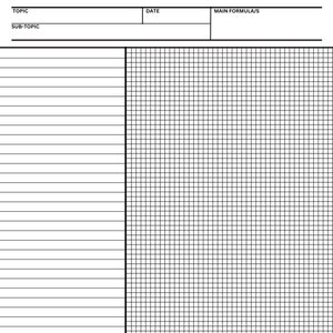 Math Template for Goodnotes and Notability - Etsy