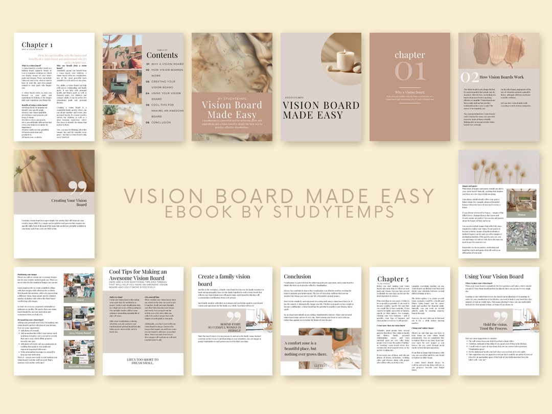 Journaling Paradise: Vision Board Ebook Manifestation, Gratitude, Daily ...