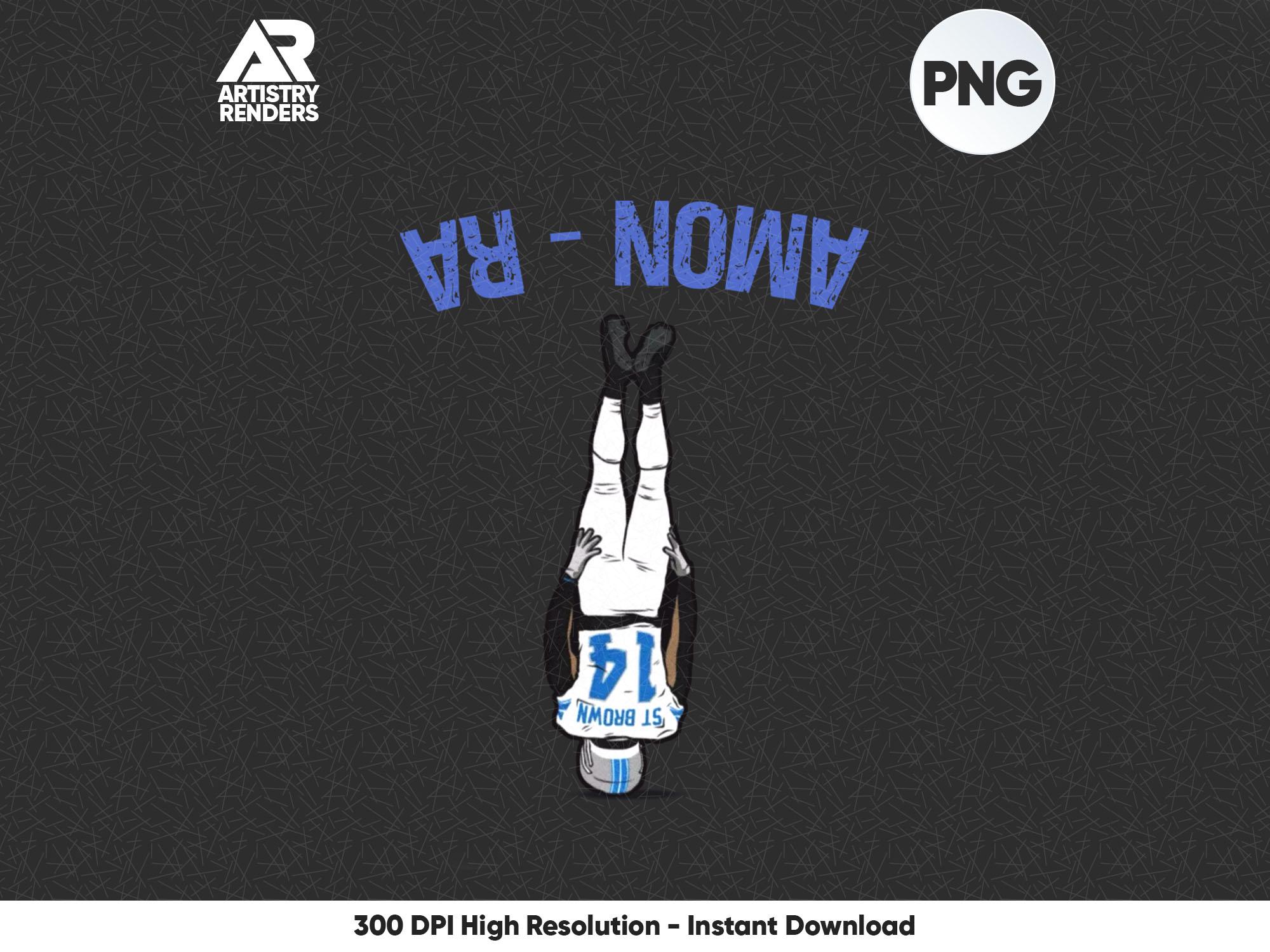 Amon-ra PNG Amon-ra St. Brown Headstand Amon-ra St. Brown Cricut ...