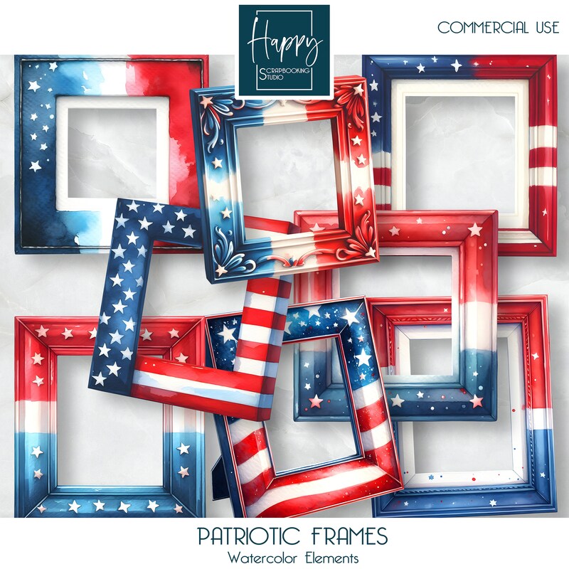 Patriotic Frames - Etsy