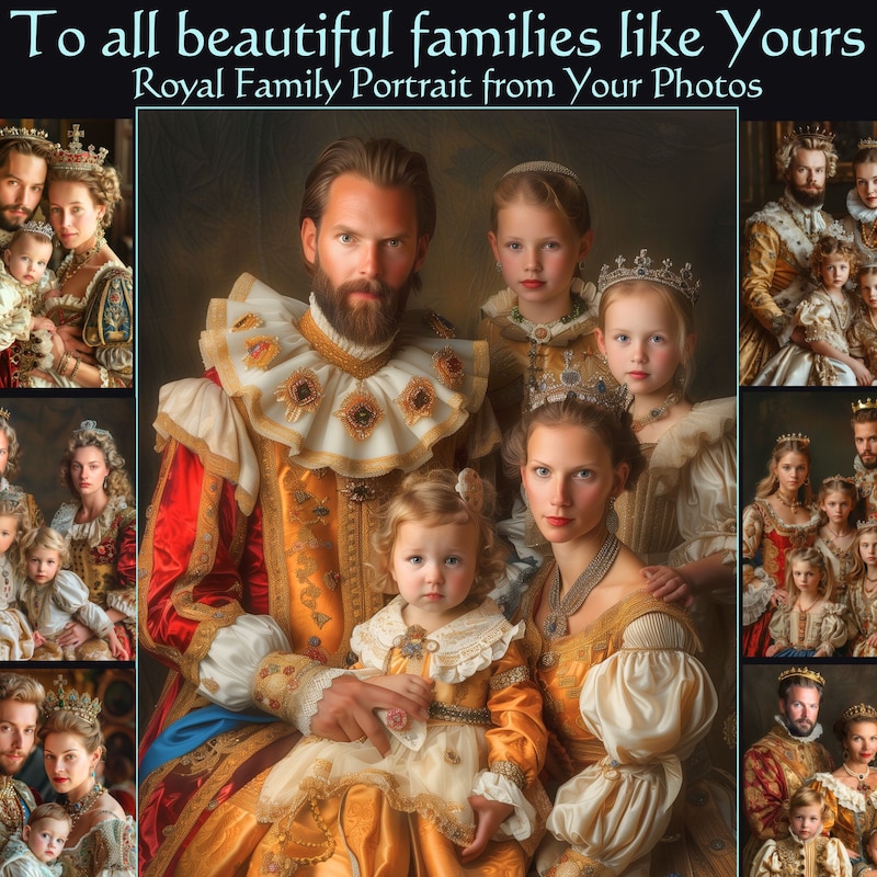Turn Me Royal Portrait - Etsy