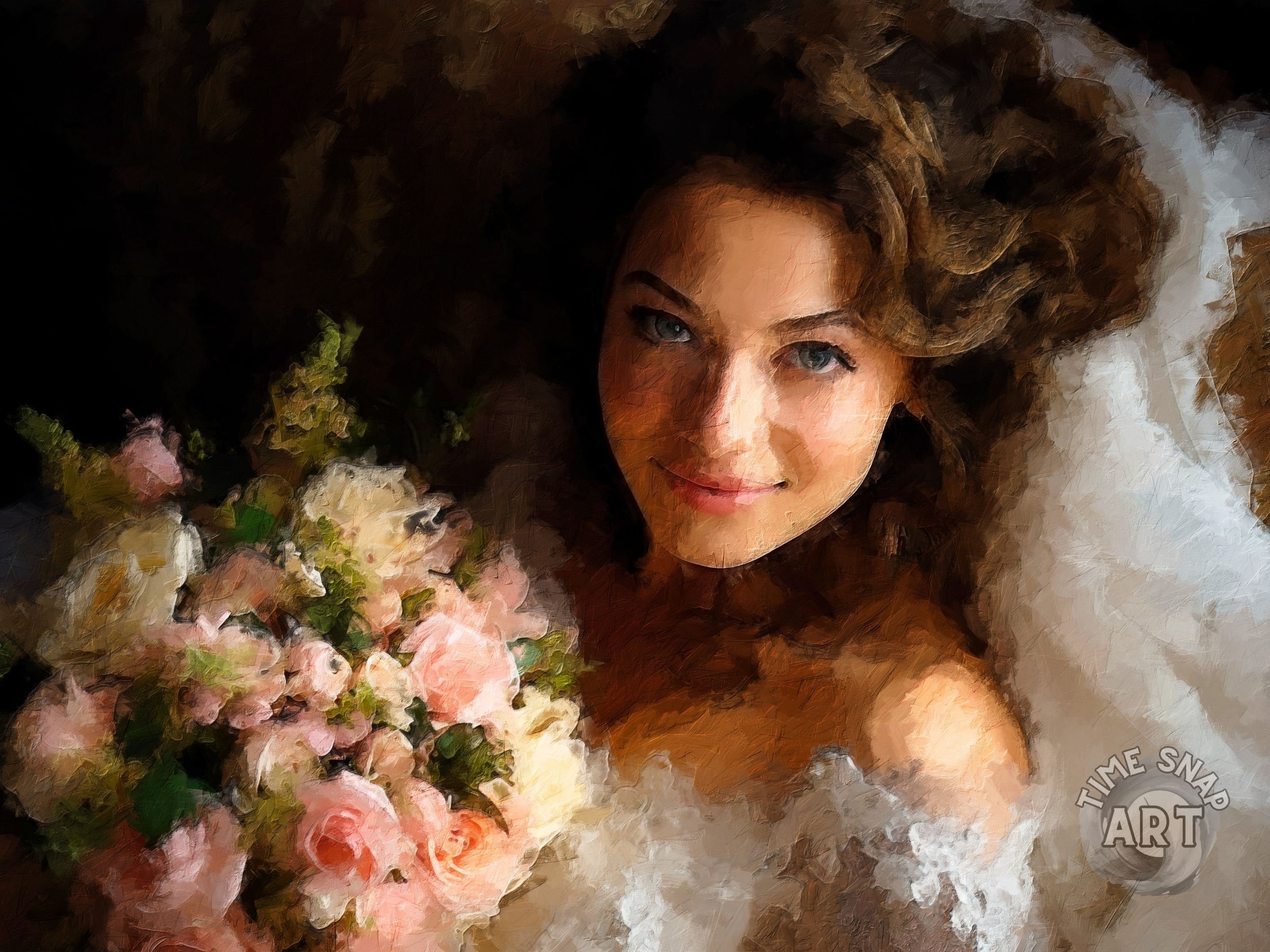 Custom Oil Painting Custom Portrait From Photo Wedding Portrait Custom ...