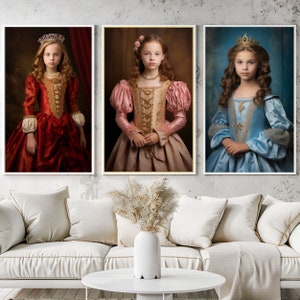 Custom Princess Portrait From Photo Renaissance Portrait Personalized ...