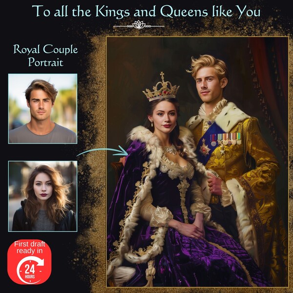 Royal Portrait - Etsy