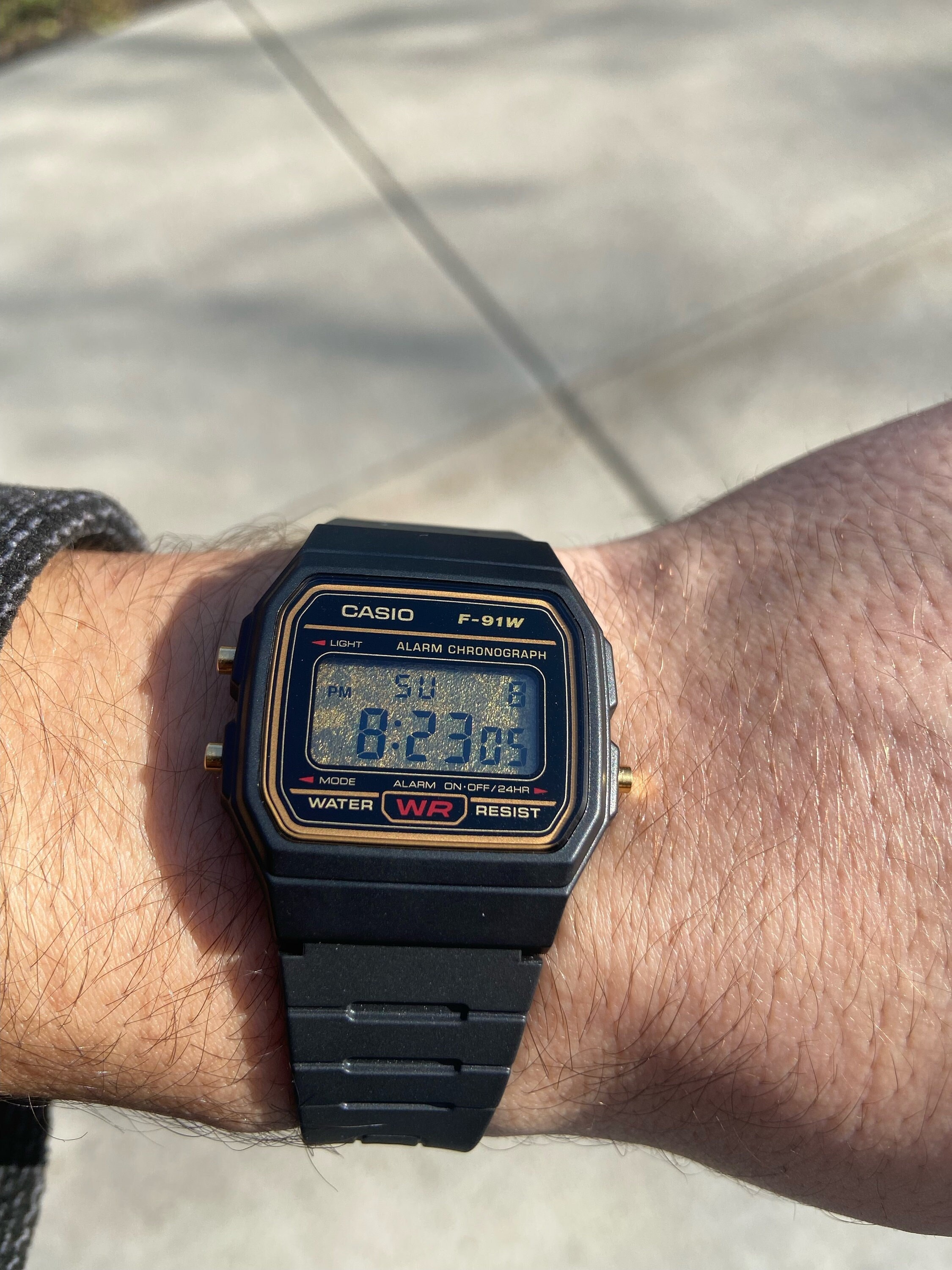 Midas Touch - Gold on Gold Casio F91w Mod - Etsy